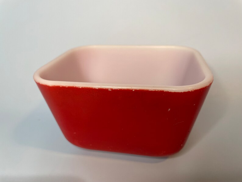 Pyrex Red Fridgie Refrigerator Dish 501 With Lid - Etsy