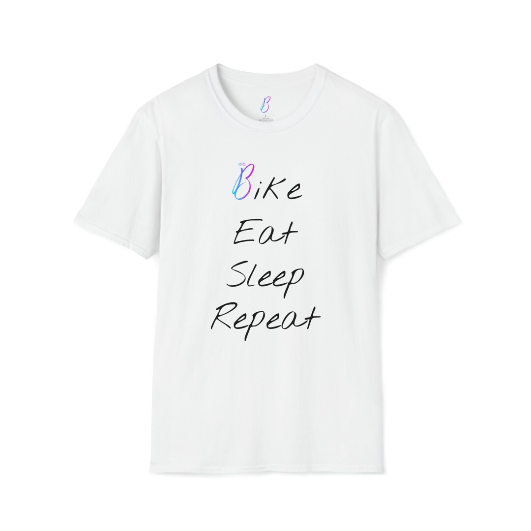 B Beautiful Unisex Softstyle T Shirt Bikeeatsleeprepeat Etsy Uk