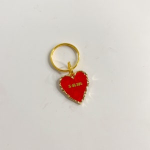 Custom Small Heart Tags | Personalized Resin Pet ID Tags, Dog Tags, Cat ...