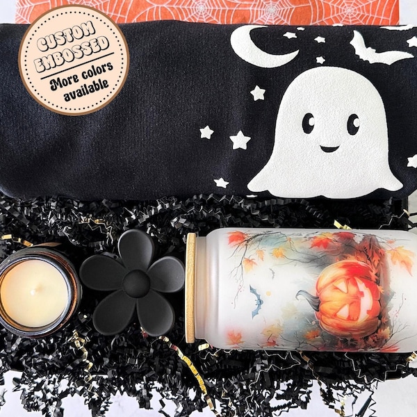 Personalized Halloween Gift Box With Pumpkin Sweatshirt and Halloween ...