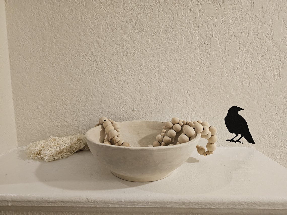 Set of Crows Vinyl Decal Halloween Decoration - Etsy