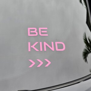 BE KIND Vinyl Decal Rear Car Window - Etsy