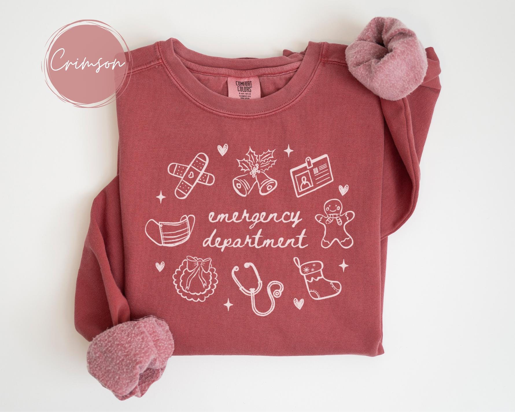 Emergency Department Christmas Sweatshirt, Christmas Gift for Emergency ...