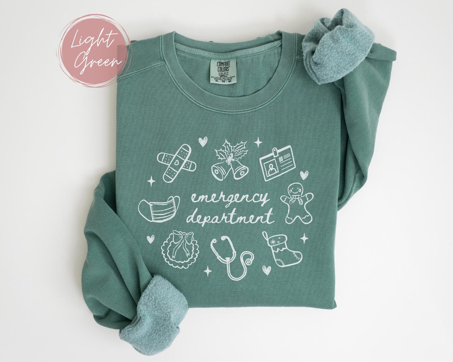 Emergency Department Christmas Sweatshirt, Christmas Gift for Emergency ...