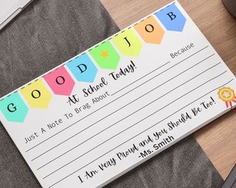 Teacher Personalized Notepad, Custom Teacher Pad, Teacher Appreciation ...