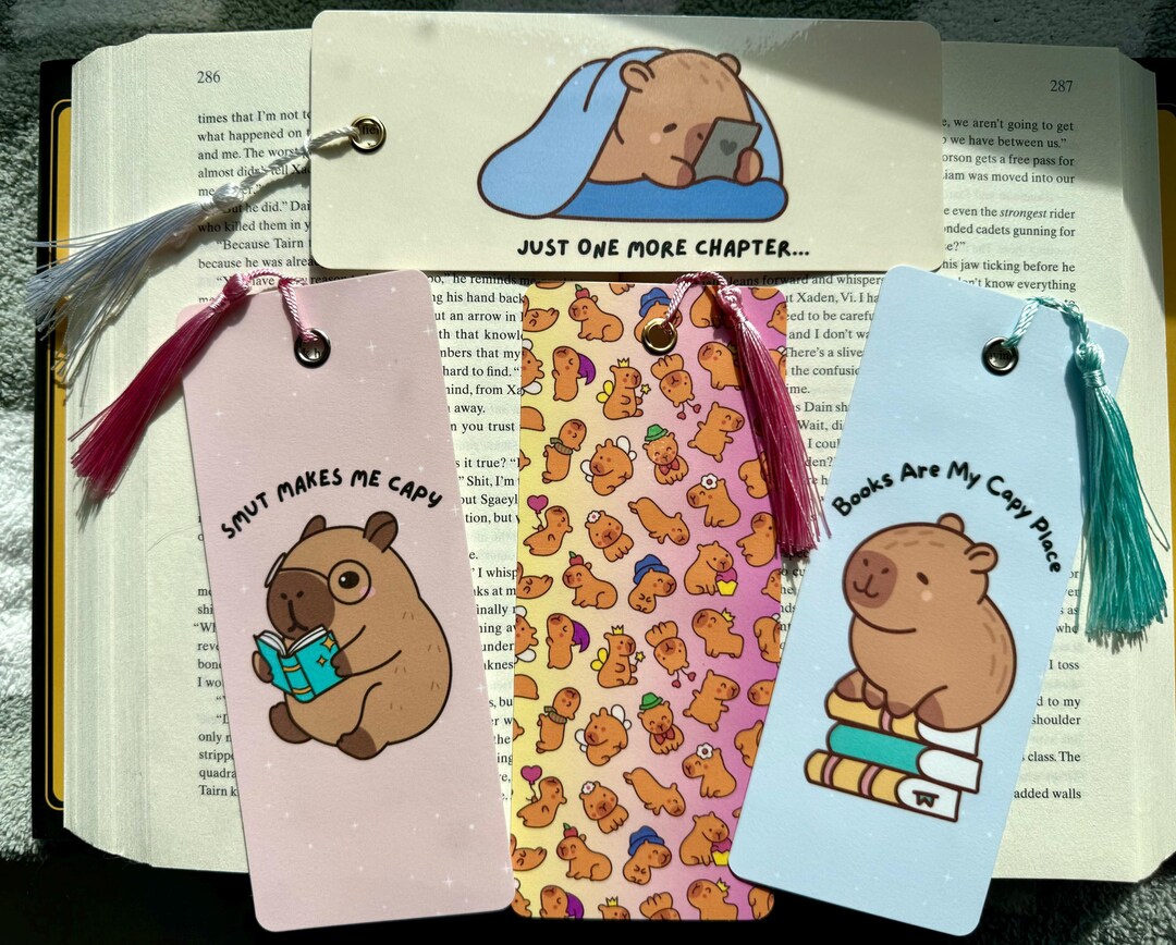 Capybara, Capybara Bookmark - Etsy