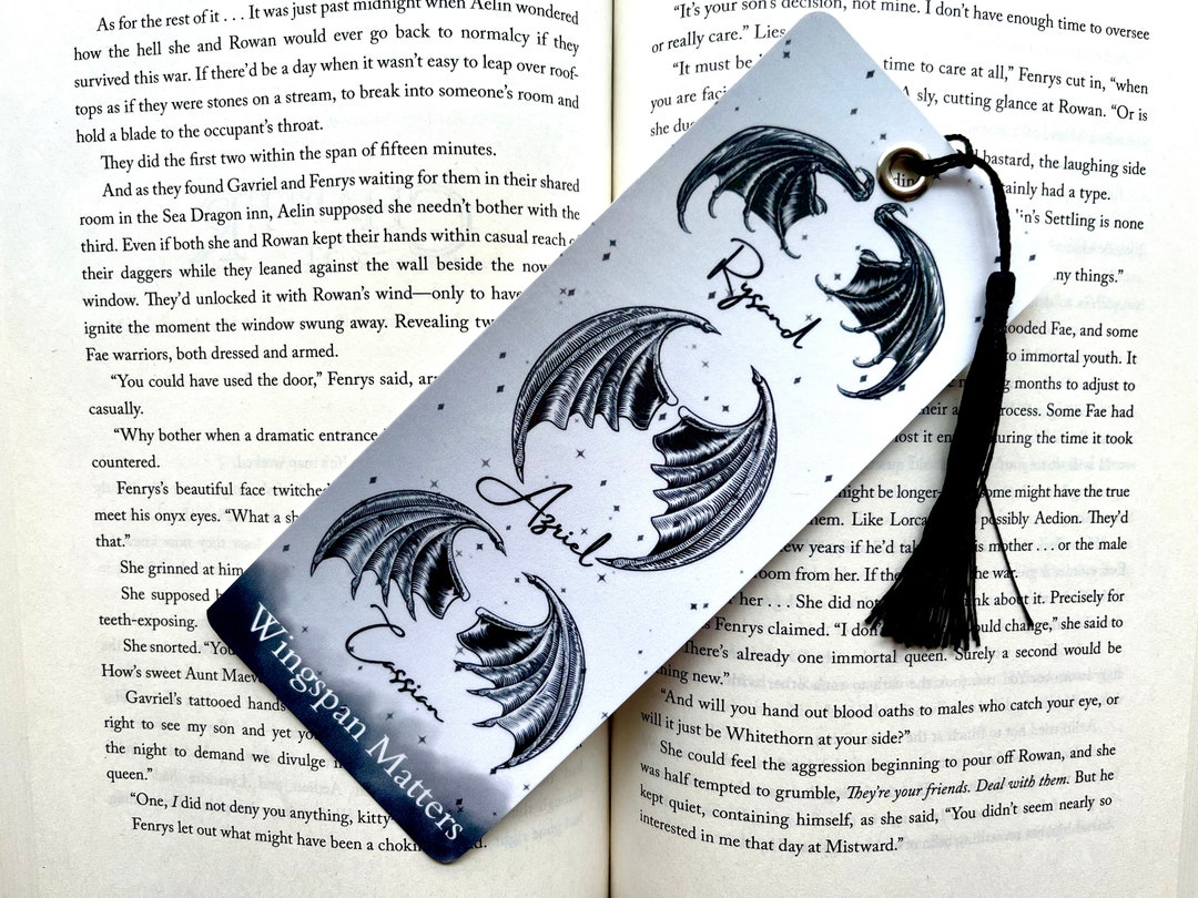 ACOTAR Bookmark, A Court of Thorns and Roses Bookmark, ACOTAR Merch - Etsy