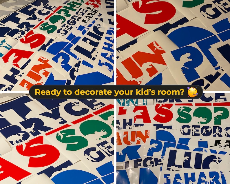 Custom Gymnastics Wall Decor - Wall Name Decal for Girls Nursery - Baby ...