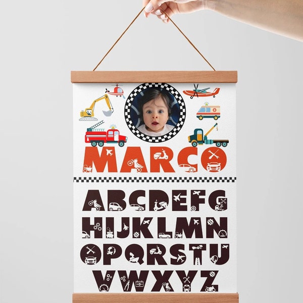Truck Alphabet Poster - Etsy