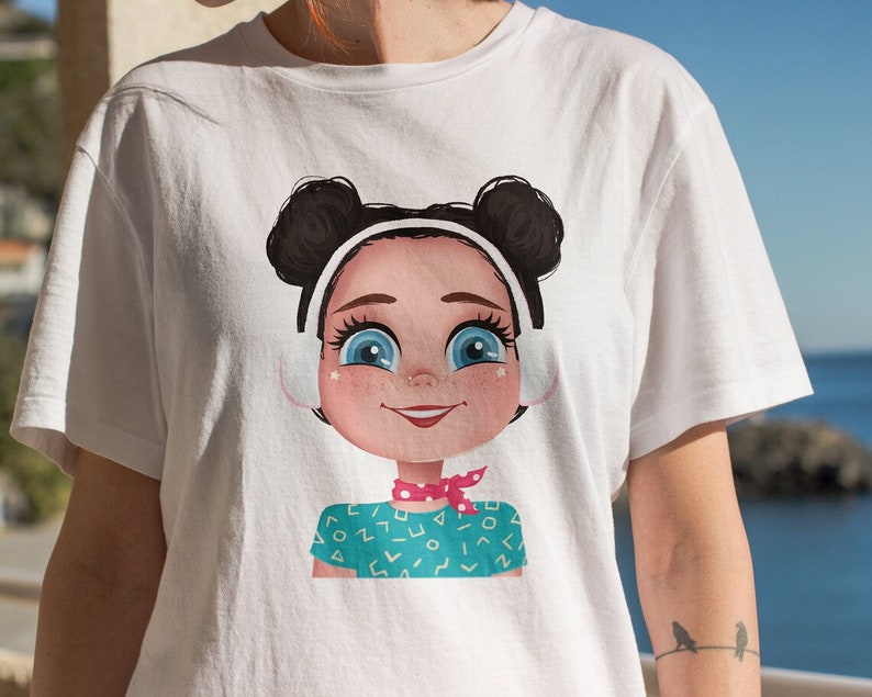 Custom Cartoon Portrait, Cartoon Avatar, Personalized Portrait ...