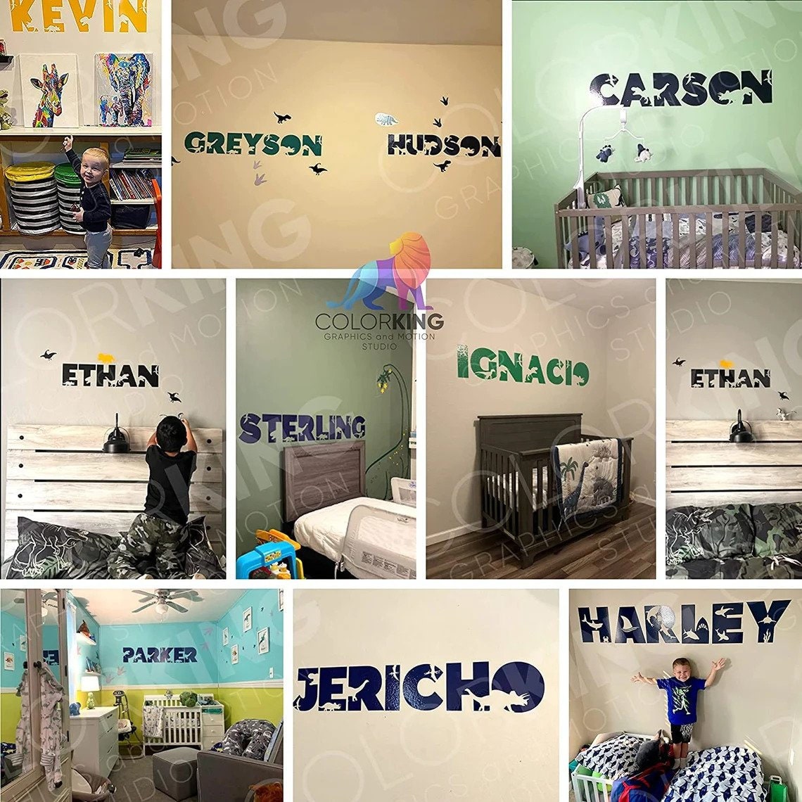 Custom Gymnastics Wall Decor - Wall Name Decal for Girls Nursery - Baby ...