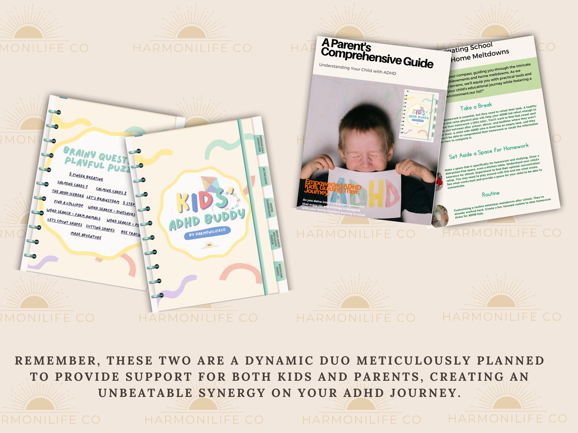 Kids ADHD Buddy, ADHD Worksheets for Kids Bundle Neurodivergent Kids ...