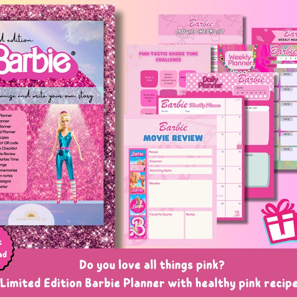 Barbie Digital Planner - Etsy