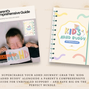 Kids ADHD Buddy, ADHD Worksheets for Kids Bundle | Neurodivergent ...