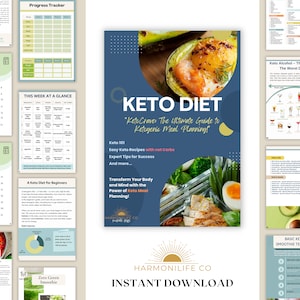 The Complete Guide to Keto Diet,keto Planner,keto Grocery List ...