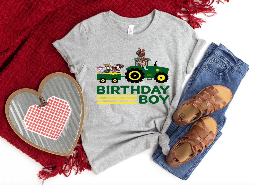Farm Birthday Party, Farm Birthday Shirt, Birthday Mom, Tractor Shirt ...