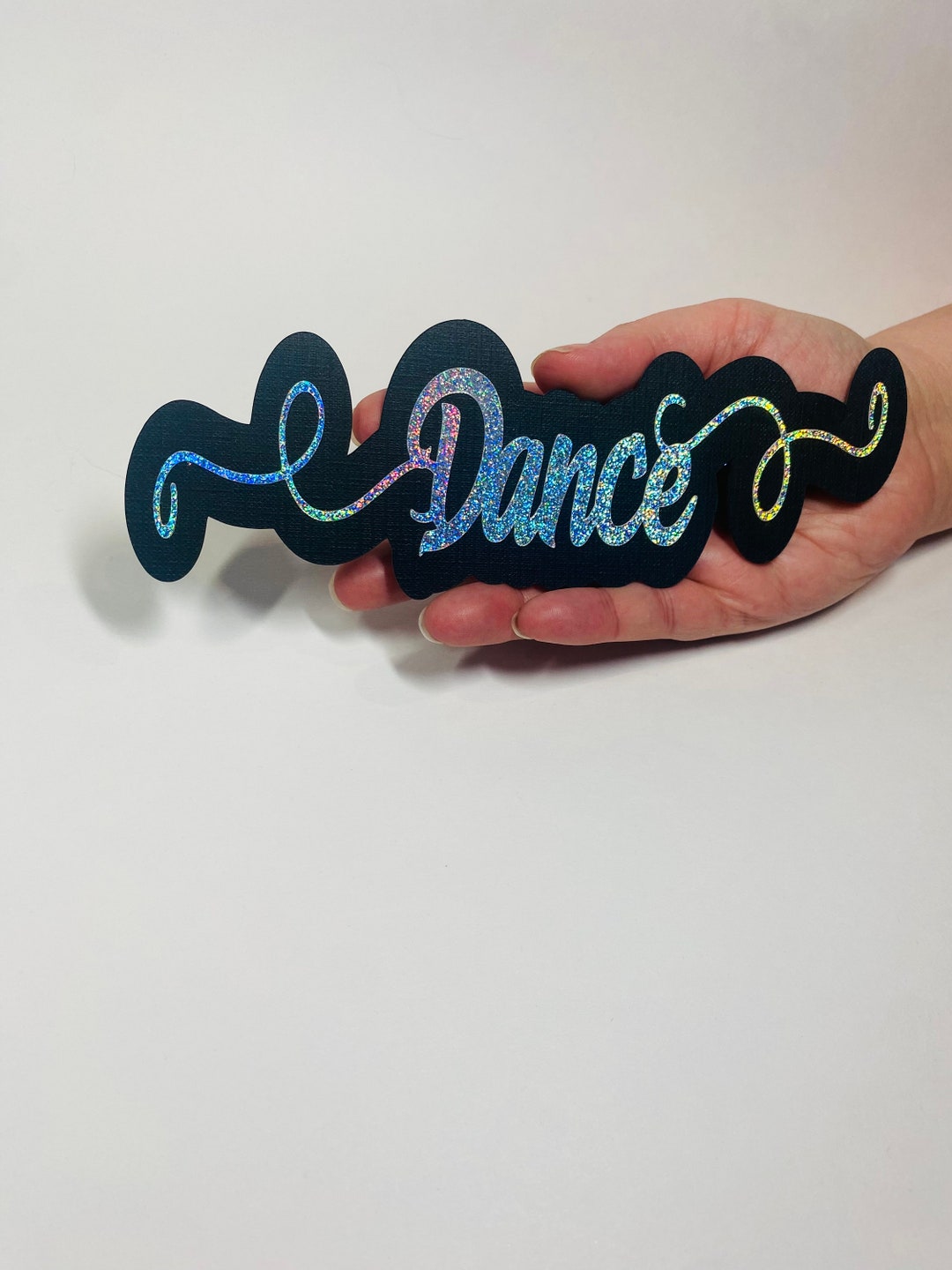 Dance Scrapbook Title, Dance Die Cut, Prom Title, Dance Paper Piecing ...