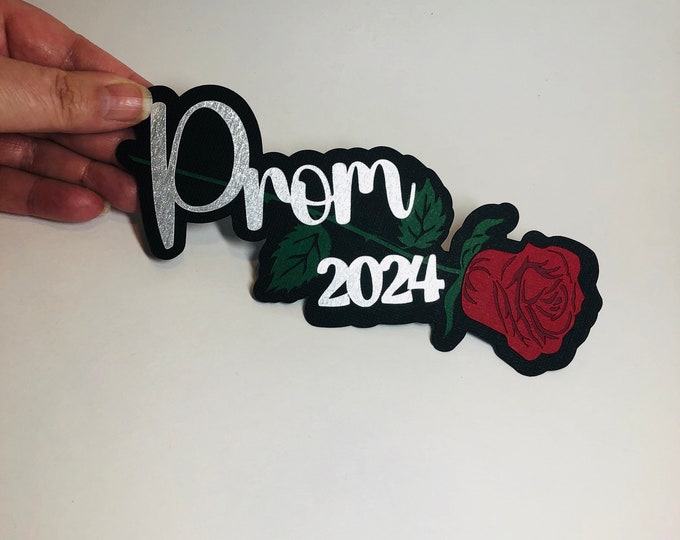 Prom 2024 Scrapbook Title, Prom Premade Paper Piecing for Scrapbook ...