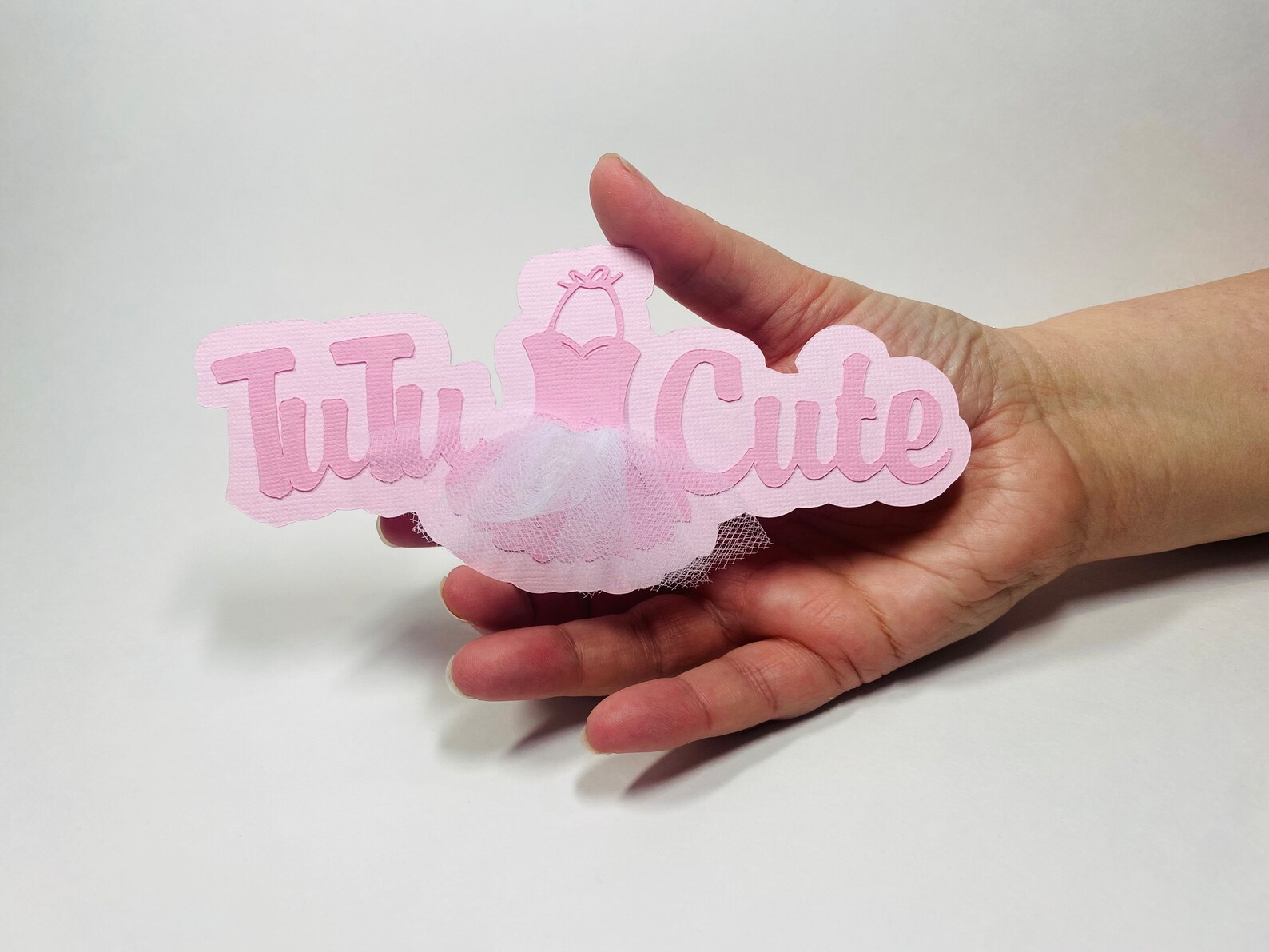 Tutu Cute Scrapbook Title, Dance Die Cut, Ballet Title Piece, Dance ...