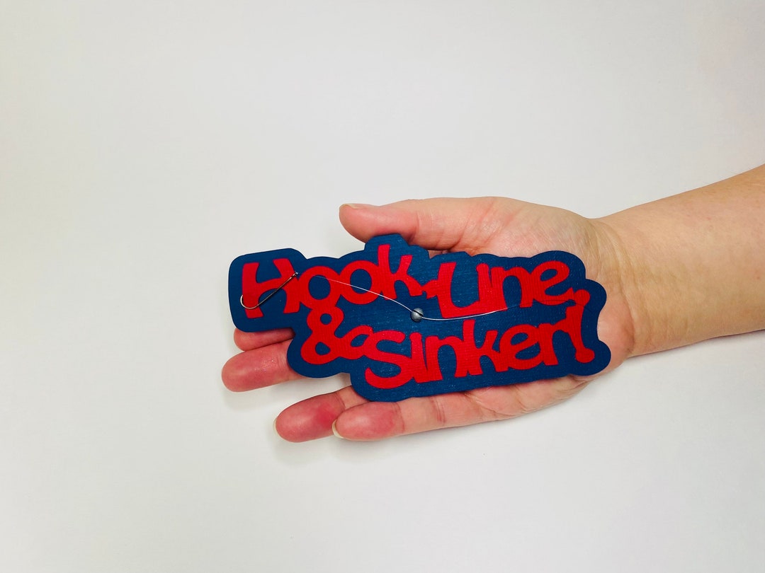 Hook, Line & Sinker Scrapbook Title, Fishing Paper Piecing, Fishing ...