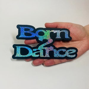 Born 2 Dance Scrapbook Title, Prom Die Cut, Dancer Paper Piecing, Dance ...