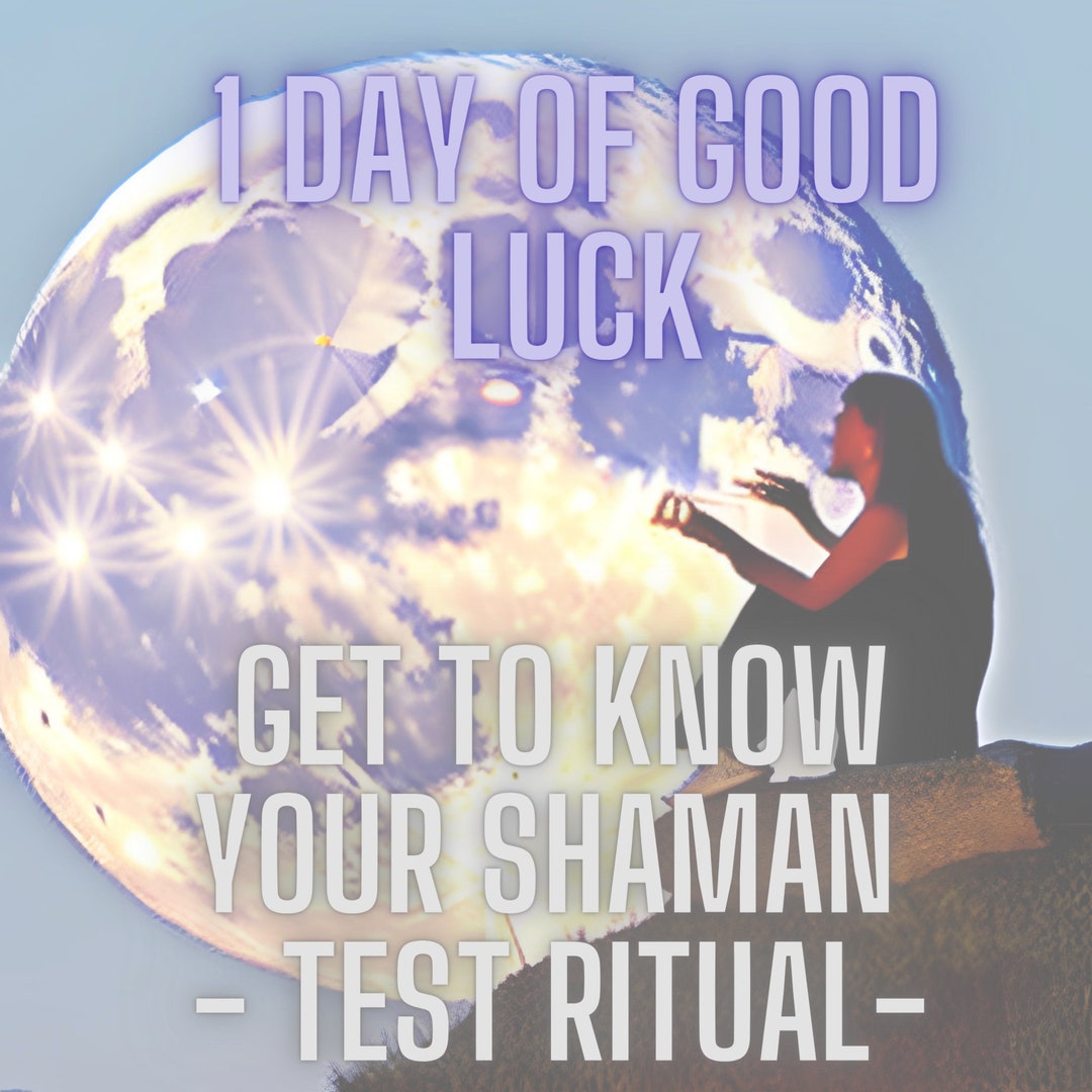Good Luck Ritual Test Spell Shaman Get to Know Your - Etsy