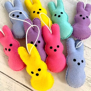 Easter Felt Peeps Ornaments/ Tiered Tray Decor/ Home Decor - Etsy