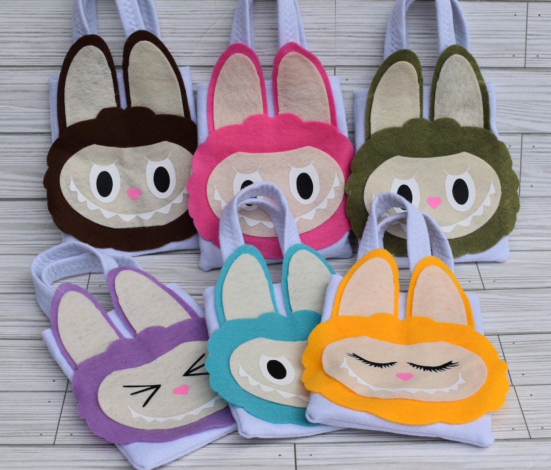Labubu Felt Party Favor Bags/ Labubu Party - Etsy