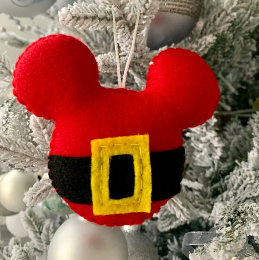 Mickey Mouse/ Felt Christmas Ornaments/ Home Decor - Etsy