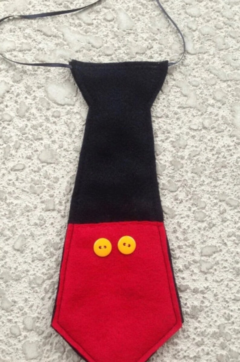 Mickey Mouse Felt Ties/ Party Supplies/ Party Favor - Etsy