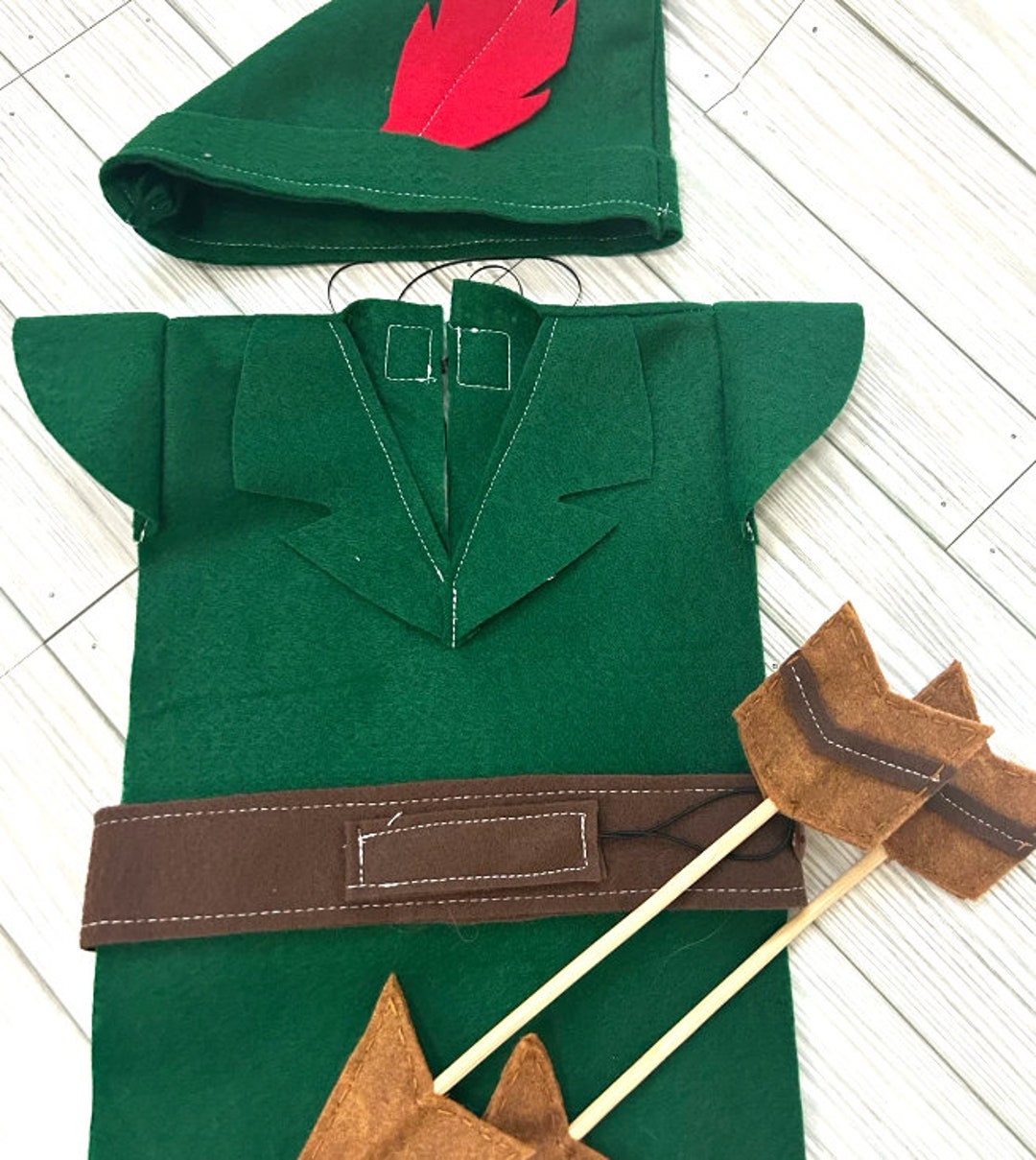 Robin Hood Felt Custome Set/ Party Supplies/ Halloween Custome - Etsy