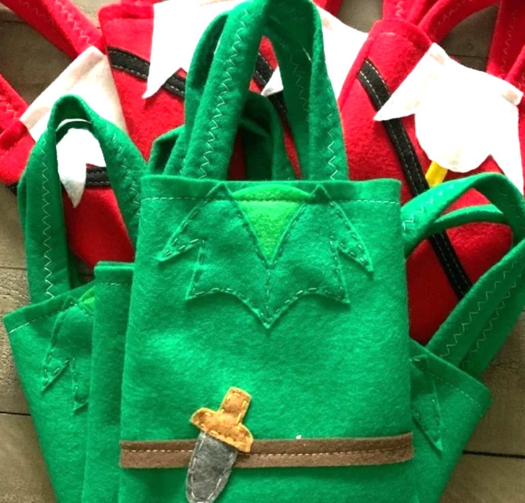 Peter Pan Felt Party Bags/ Party Supplies/ Party Favor/ Peter Pan Party ...