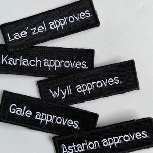 Baldur's Gate 3 BG3 approves Patch - Etsy
