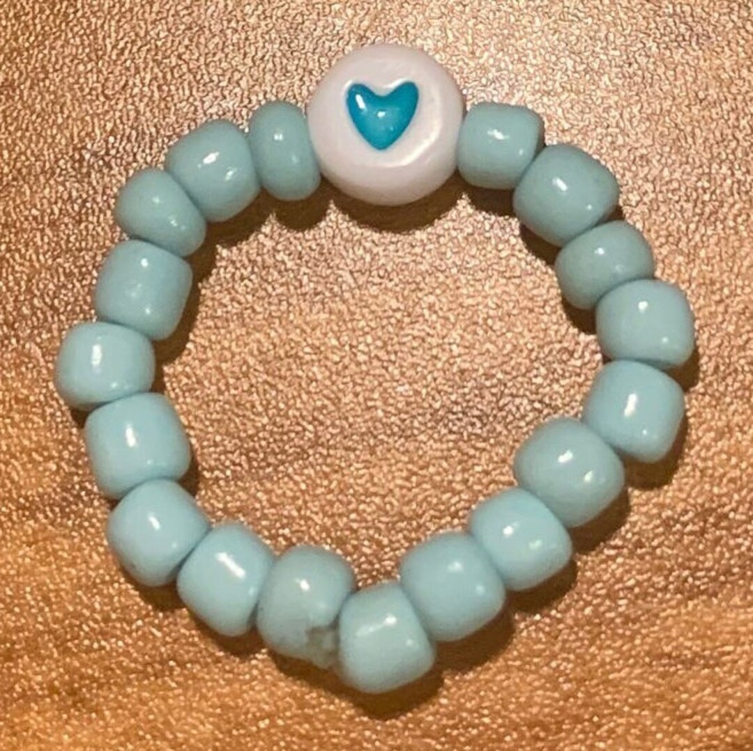 Blue Heart Ring - Etsy