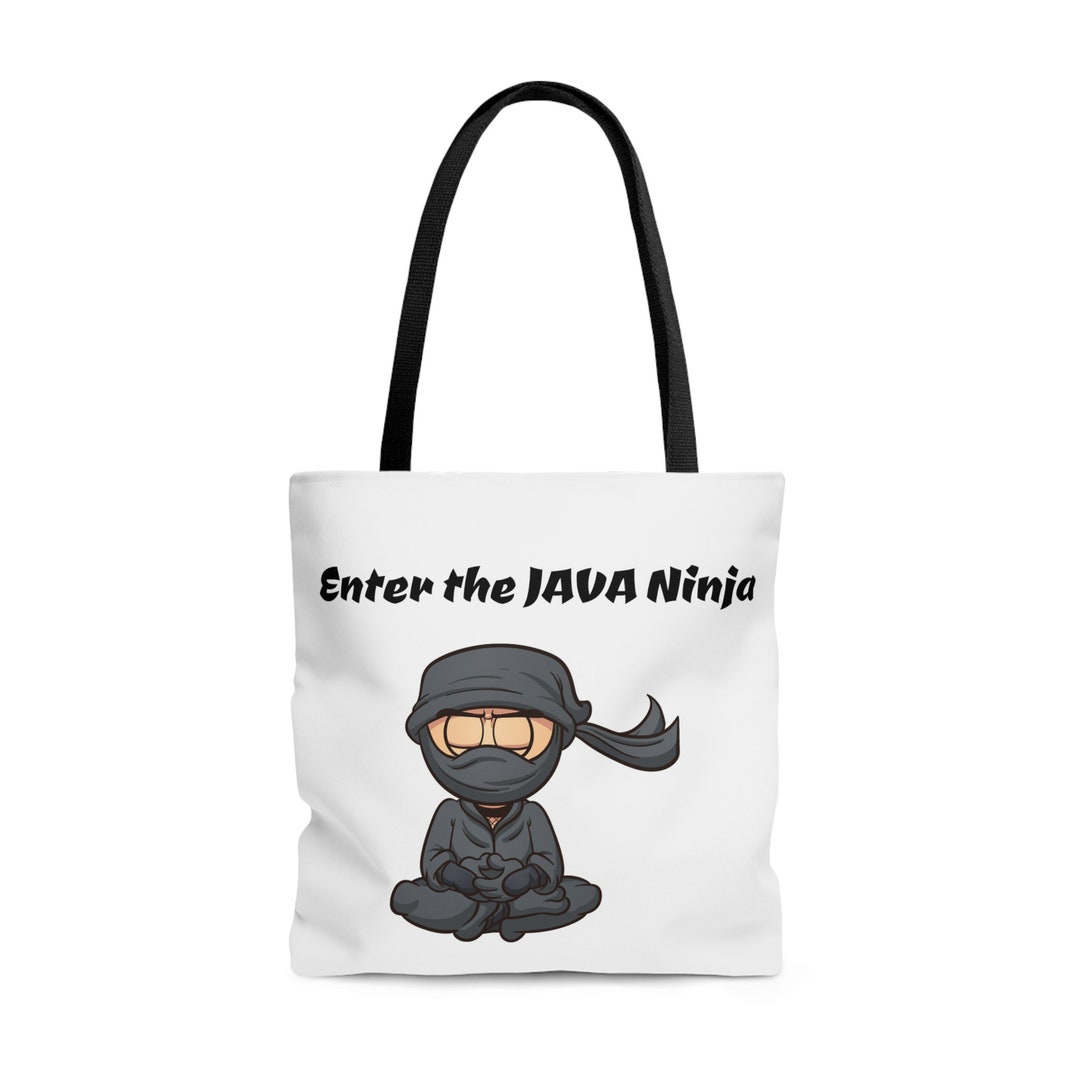 Java Ninja Tote Bag AOP - Etsy