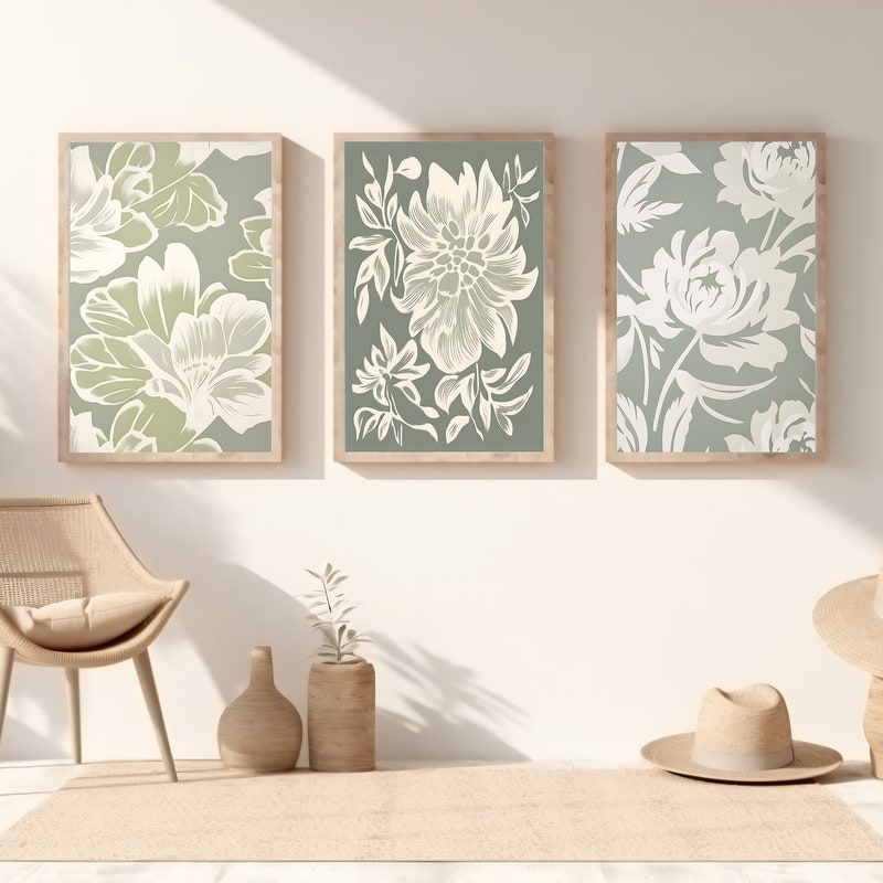 Floral Poster - Etsy