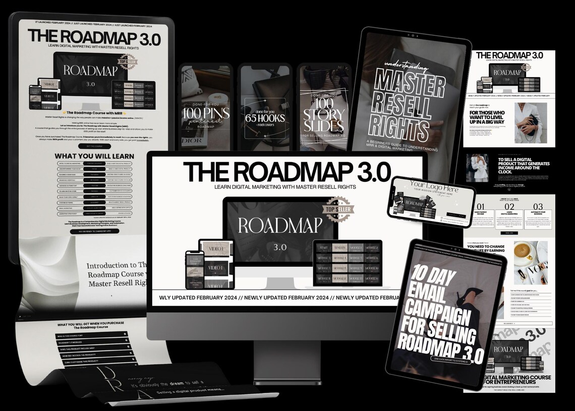 Roadmap 3.0 Master Resell Rights Downloads (MRR), Digital Marketing ...