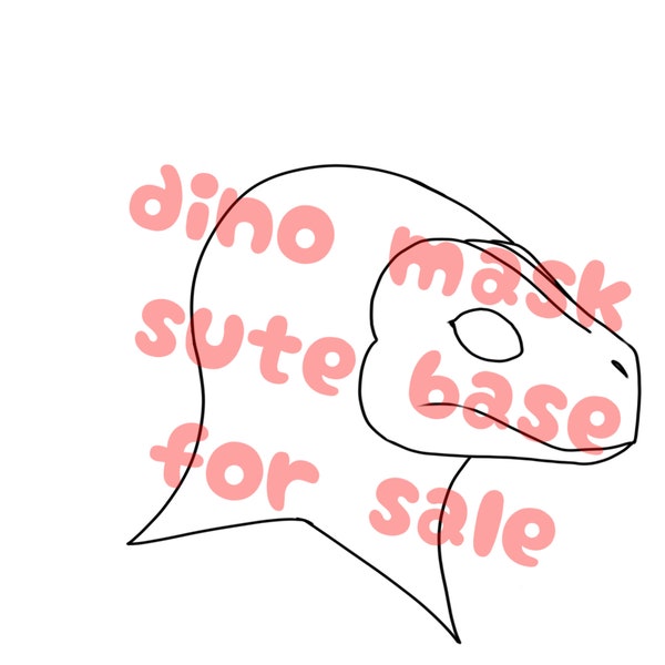 Dino Mask Art - Etsy