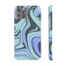 Blue Marble Slim Phone Cases - Etsy