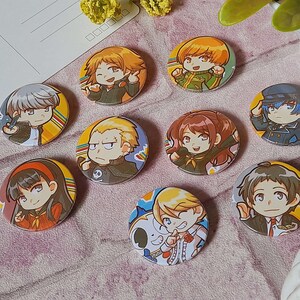 Persona 4 Pin Badges - Etsy