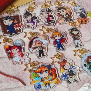 Ace Attorney Keychains 12 Options - Etsy