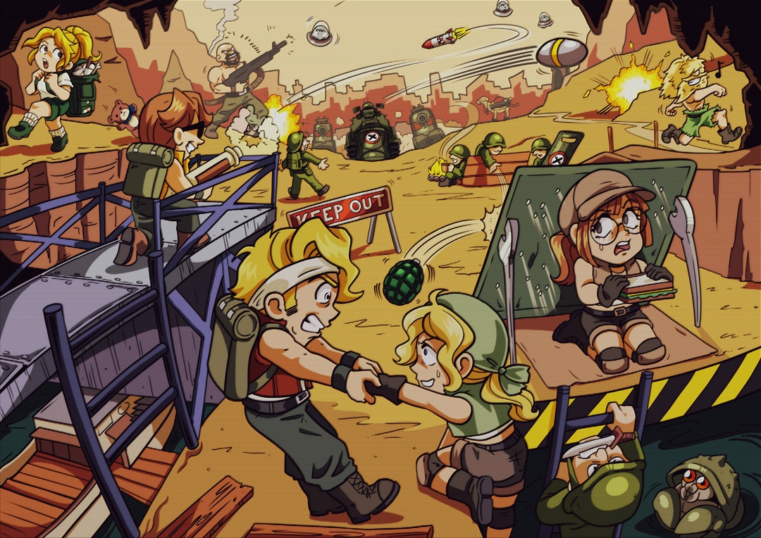Metal Slug Print - Etsy