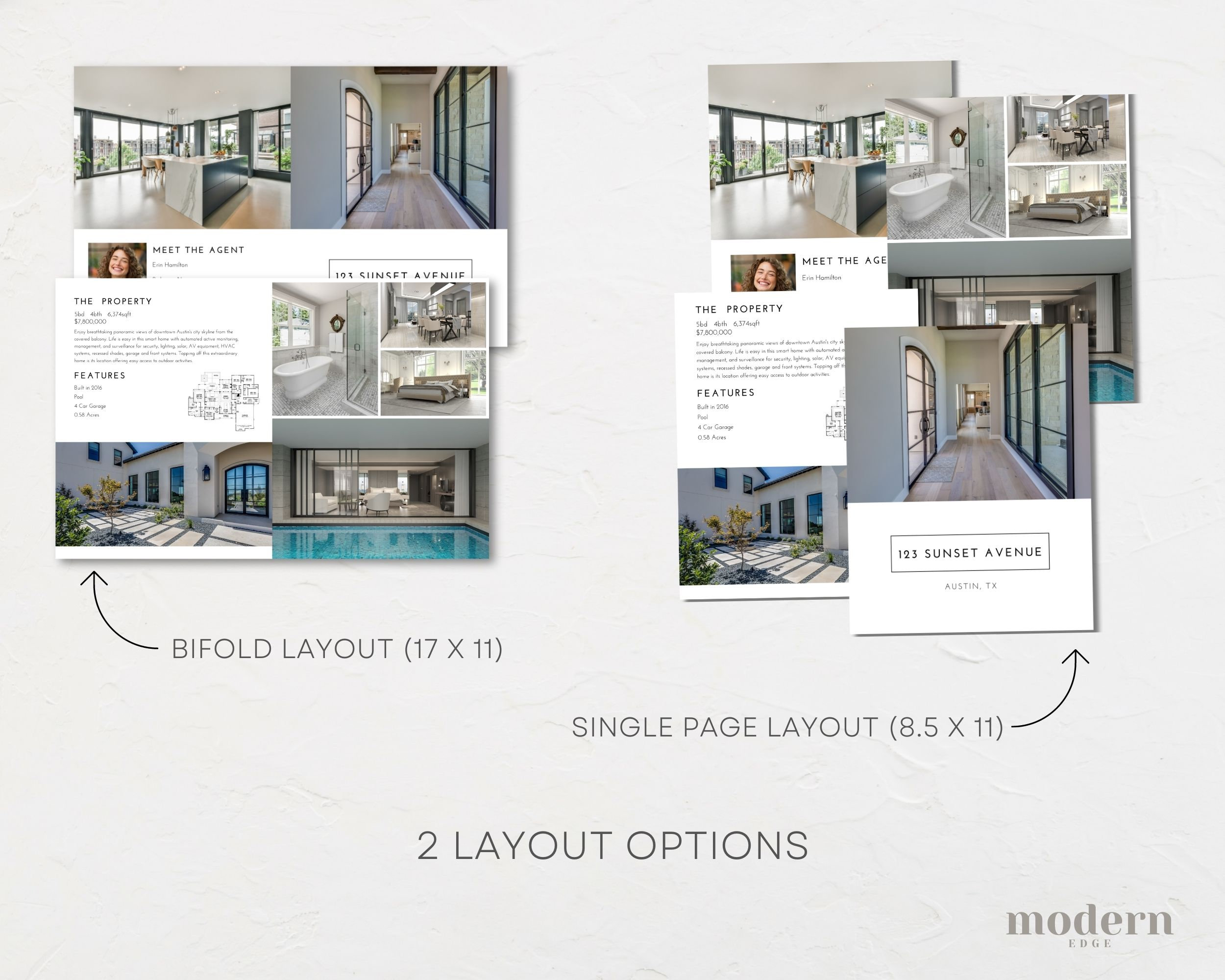 Luxury Property Brochure, Real Estate Listing Brochure, Open House ...