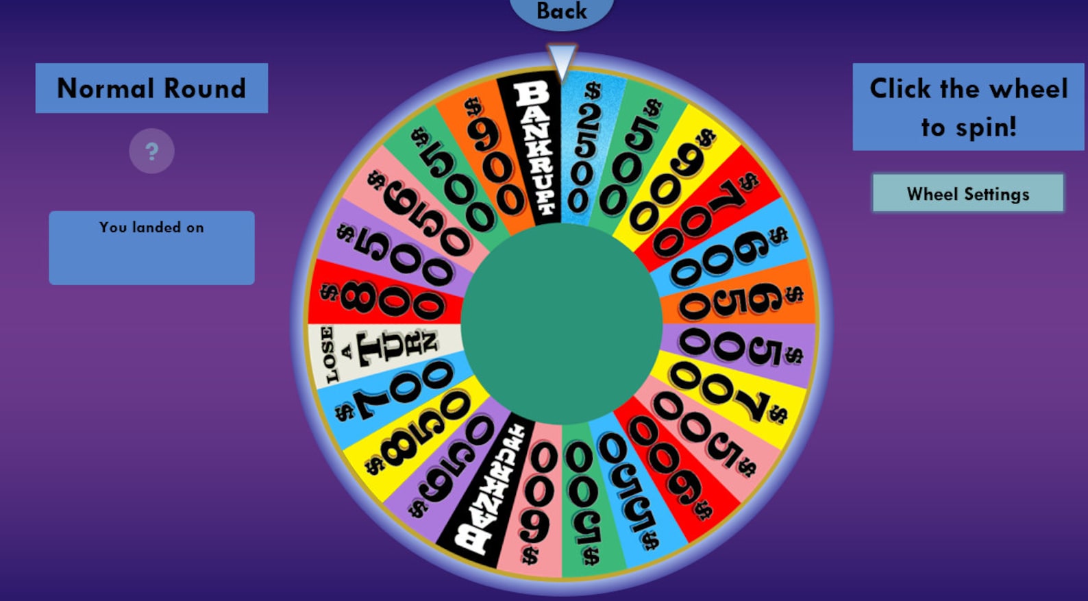 Wheel of Fortune Powerpoint Template - Etsy