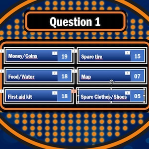 Family Feud Gameshow Powerpoint Template - Etsy