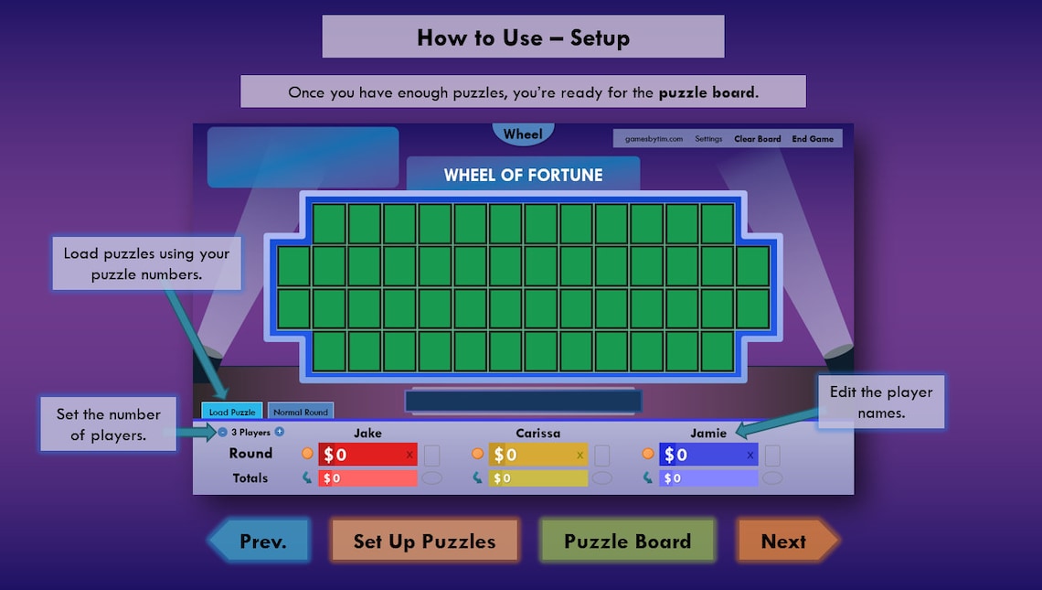 Wheel of Fortune Powerpoint Template - Etsy