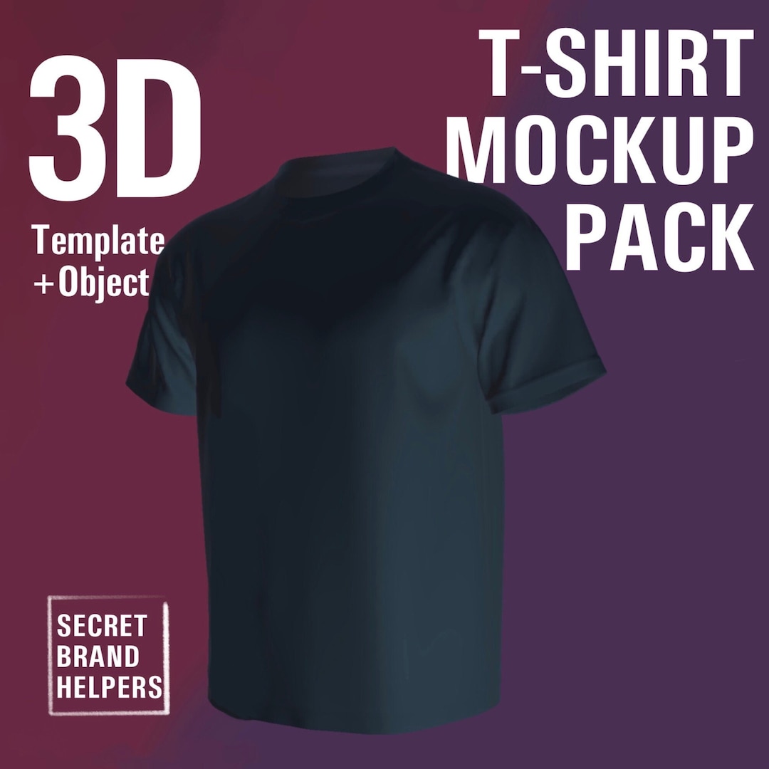 3D T-SHIRT MOCK-UP, 3D Clothing Mockup, Realistic Mockup Clothes - Etsy
