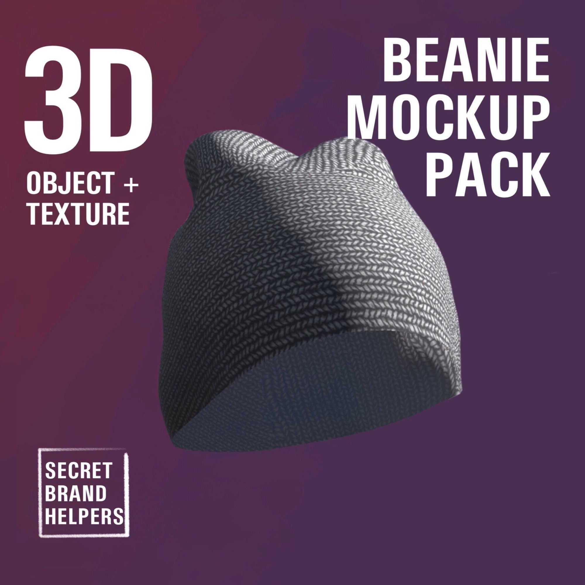 3D BEANIE MOCKUP, 3D Clothing Mockup, Realistic Mockup Clothes - Etsy