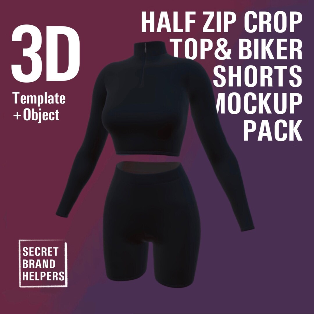 3D WOMENS SET MOCKUP, 3D Clothing Mock-up, Realistic Mock-up Clothes - Etsy