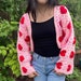 Cropped Heart Cardigan -crochet Pattern- - Etsy